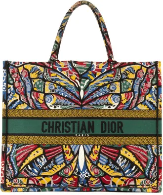 Dior Crossbody Bags - Ltd. Ed. Butterfly Book Tote - Gr. unisize - in Gr&uuml;n - f&uuml;r Damen