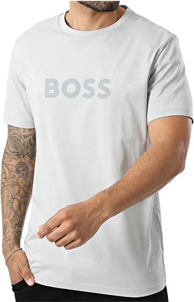 HUGO BOSS Homme, Tops, Gris, Taille: M T-shirts