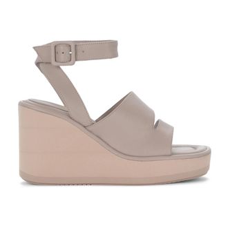 Paloma Barcel&oacute; Rizia Tortora Ledersandale - - Shoes - Damen - Grau - 41 EU