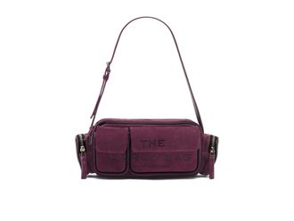 Marc Jacobs Womens The Cargo Shoulder Bag, Dark Plum