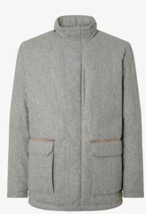 Corneliani Homme, Vestes, Gris, Taille: L Technical Cashmere Field Jacket