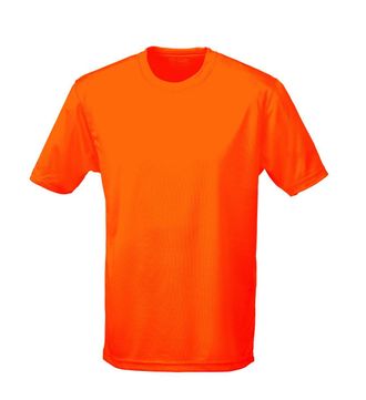 Awdis Just Cool - Atmungsaktives und schwei&szlig;hemmendes T-Shirt, Electric Orange, XXL