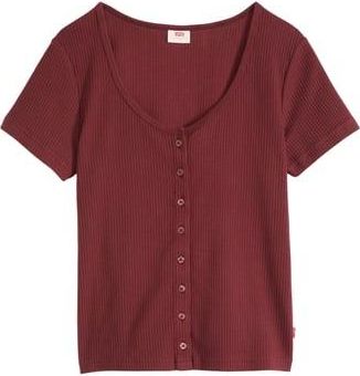 Levi's Tee-shirt col rond en coton m&eacute;lang&eacute;