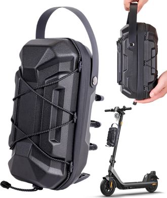 Generico Tr&auml;ger f&uuml;r Elektroroller - Aufbewahrung, Scooter -Lekehrer Bolss | Lenker, wasserdichte Vordertasche, Fronttasche mit Griff