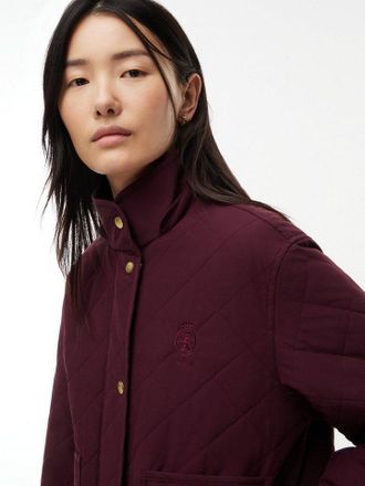Tommy Hilfiger Steppjacke QUILTED HOOD JACKET Baumwollmischung