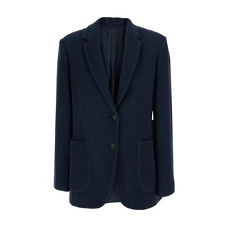 Brunello Cucinelli Einknopf-Sakko - - Jackets - Damen - Blau - S