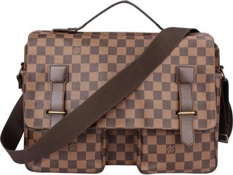 Louis Vuitton Crossbody Bags - Louis Vuitton Damier Ebene Monogram Broadway Cross - Gr. unisize - in Braun - f&uuml;r Damen