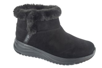 Skechers Slip-Ins: On-The-Go Stellar - Daphne 144740-BBK, Damen, Winterschuhe, Black Suede, 40 EU