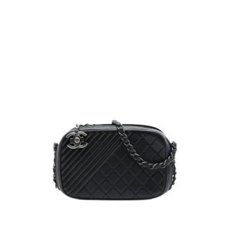 Chanel Pre-owned Coco Boy Camera Bag - - Pre-owned - Damen - Schwarzk - ONE SIZE