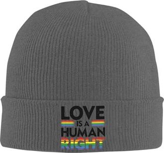 Generic Fiert&eacute; LGBTQ Gay LGBT Arc-en-Ciel Lesbienne Femme Homme Skull Cap Chaud Bonnet De Trawler Classique Watch Cap pour Toutes Les Saisons Randonn&eacute;e Course