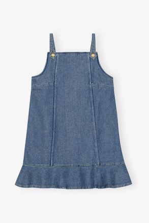 Ganni Robe mini en denim bleu Coton biologique - Taille 40 - Pour Femme