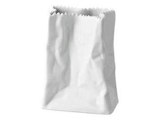 Rosenthal 13581-800001-26009 Miniaturvase T&uuml;tenvase aus wei&szlig;em Porzellan, H&ouml;he 9 cm