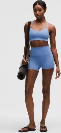 lululemon Short Align taille haute pour Femmes - 10 cm - Bleu - Taille 12
