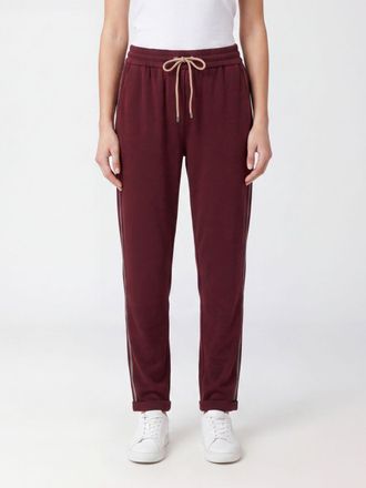 Brunello Cucinelli Hose Damen Farbe Burgunderrot