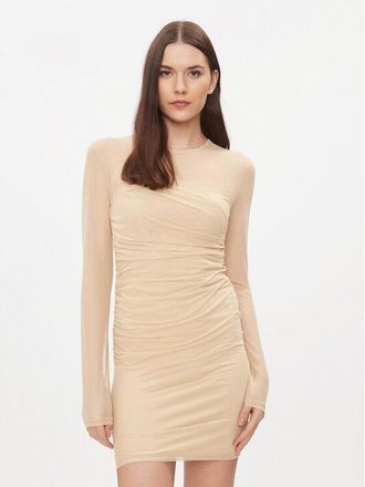 Calvin Klein Jeans Kleid für den Alltag J20J222530 Beige Slim Fit