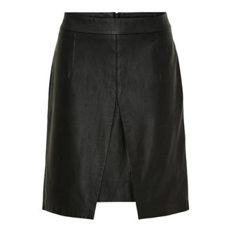 Notyz Lederrock - - Skirts - Damen - Schwarzk - S
