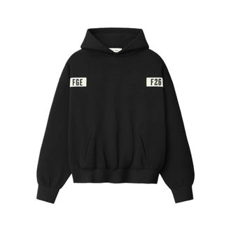 Fear of God Homme, Sweatshirts et sweats &agrave; capuche, Noir, Taille: M Sweat &agrave; capuche en molleton &eacute;pais style ann&eacute;es 90