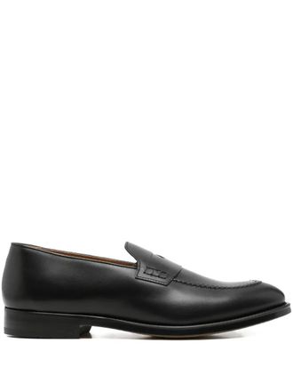 Doucal's mocassins en cuir - Noir