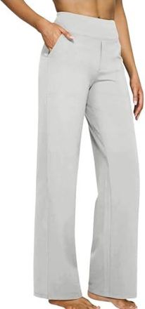 Generic Pantalons De Fitness pour Femme Elastique D&eacute;t&eacute; Pant Longue Loisirs Mode L&eacute;ger Sweatpant Basique Stretch Tenue Pas Cher Fluide Taille Elastique 2026 Pa