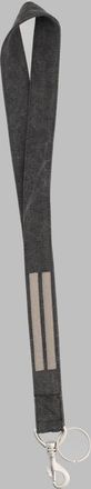 Rick Owens Cotton Canvas Neck Lanyard - Gray