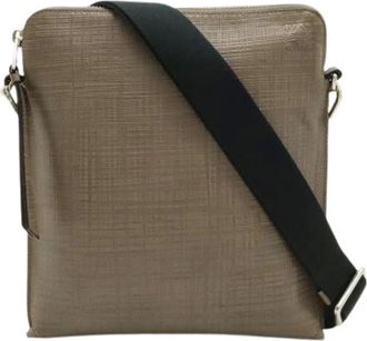 Loewe unisex, Pre-owned, Gris, Taille: ONE Size Pre-owned Cuir sacs-ports-paule