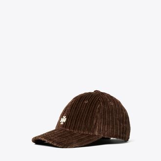 Tory Burch Baseballm&uuml;tze aus Kordsamt