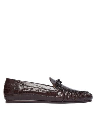 Stuart Weitzman Mokassins Britt Bow SM416 Dunkelbraun