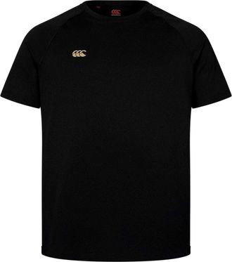 Canterbury Of New Zealand Tempo T-Shirt f&uuml;r Herren, Regul&auml;r, Raglan&auml;rmel (Schwarz)