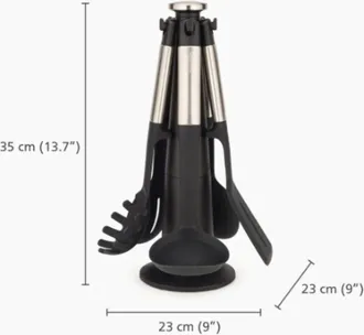 Joseph Joseph Elevate 5-teiliges Silikon-Untensilien-Set St&auml;nder