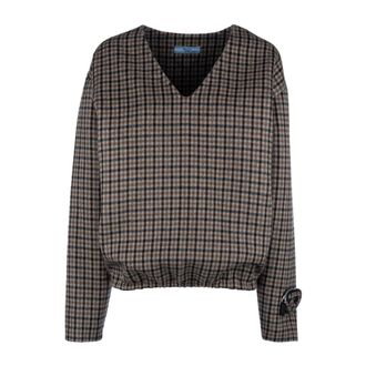 Prada Damen, Strickwaren, Braun, SGr&ouml;&szlig;e
