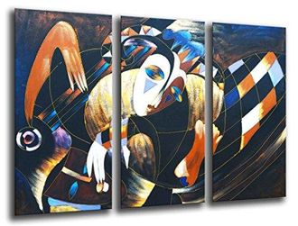 Cuadros Cámara Wandbild - Abstraktes Kunst Bild, 97 x 62 cm, Holzdruck - XXL Format - Kunstdruck, ref.26157