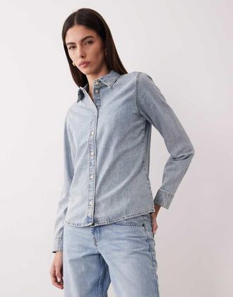 Jack & Jones Chemise en jean - Bleu clair