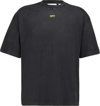 Off-white Homme, Tops, Noir, Taille: S T-shirt &agrave; Manches Courtes et Imprim&eacute; Graphique