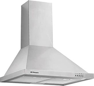 Orbegozo DS 48160 B IN - Hotte aspirante, 60 cm, extraction 630 m&sup3;/h, 3 niveaux de puissance, moteur 190 W, voltage : 230 V / 50 Hz