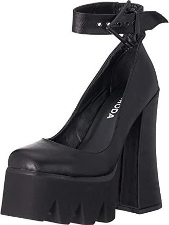 Lamoda Femme Guilty Chaussures de Court, Black PU, 36 EU