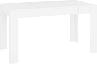 vidaXL Esstisch Wei&szlig; 140x74,5x76 cm Holzwerkstoff - Vidaxl
