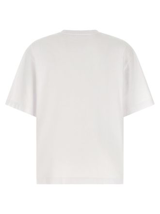 Maison Kitsun&eacute; Mens White Cotton T-Shirt