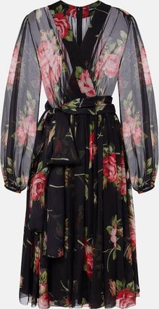 Dolce & Gabbana Midikleid aus Seide