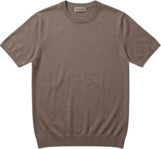 KANGRA Homme, Pulls, Brun, Taille: XL Girocollo Tricot Manches Courtes