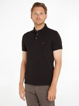 Tommy Hilfiger Poloshirt 1985 SLIM POLO mit Stickerei, Piqu&eacute;-Qualit&auml;t, Slim fit