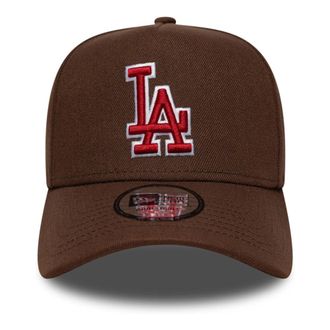 New Era Outline Script E-Frame Cap - - Accessories - Herren - Braun - ONE SIZE