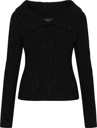 Faina Pullover Frauen Schwarz