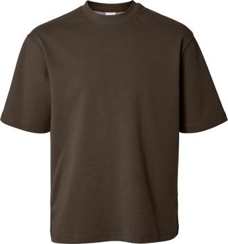 Selected Slhlooseoscar Ss O-Neck Tee Noos