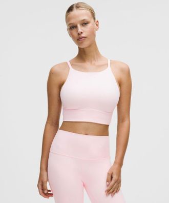 lululemon Focuser Hochgeschlossener BH Leichter Halt f&uuml;r C/D-Cups f&uuml;r Frauen - Gr&ouml;&szlig;e 2XS in Pink Pearl