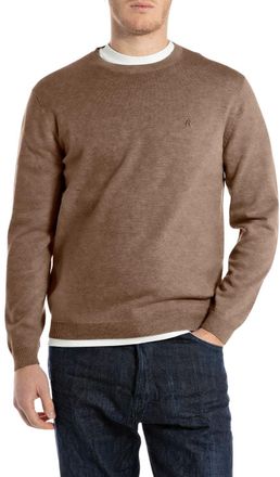 Replay Herren Pullover aus Baumwolle, Sahara 225 (Beige), L