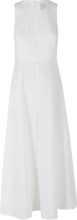 Eleventy Robe Longue Sans Manches - Femme - Robes - Blanc - Taille: 38 FR