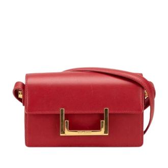 Saint Laurent Pre-owned Leder Schultertasche - - Pre-owned - Damen - Rot - ONE SIZE