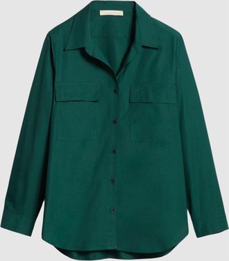 Vanessa Bruno Chemise Dim Vert Paon