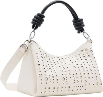 Desigual ACCESSOIRES SAC &Agrave; MAIN PU Femme, blanc, One size