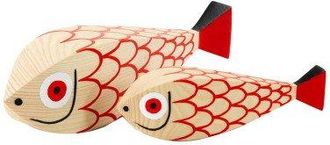 Vitra Décoration en bois Mother fish and child - Alexander Girard Vitra